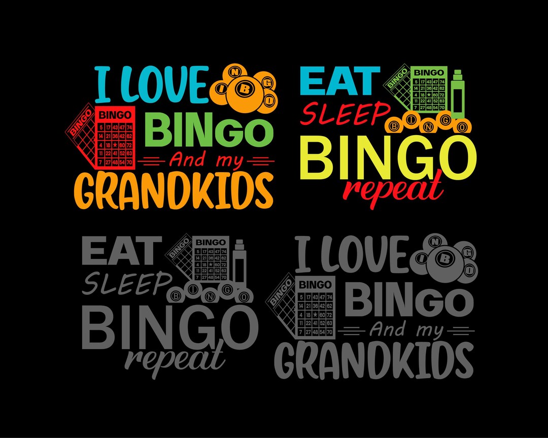 Bingo SVG, Bingo Cutting File for Cricut, Bingo Color Vector, Bingo ...