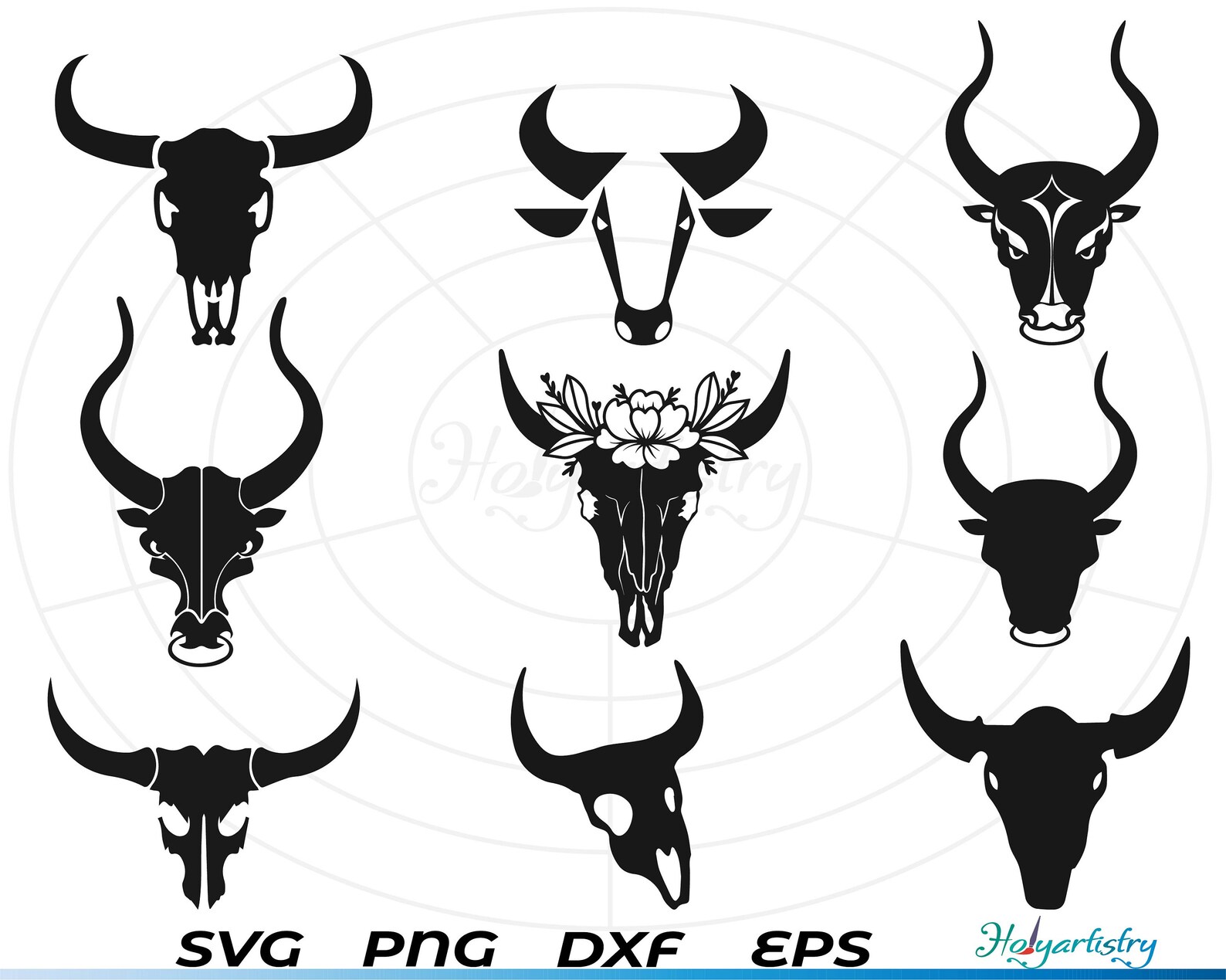 Bull Skull Svg, Bull Svg, Skull Svg, Bulls Horns Svg, Cow Skull Svg ...
