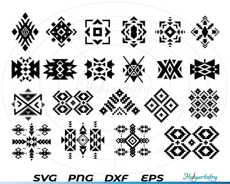 Aztec Pattern Svg, Digital Svg, Digital Print Svg, Clipart, Cut Files ...
