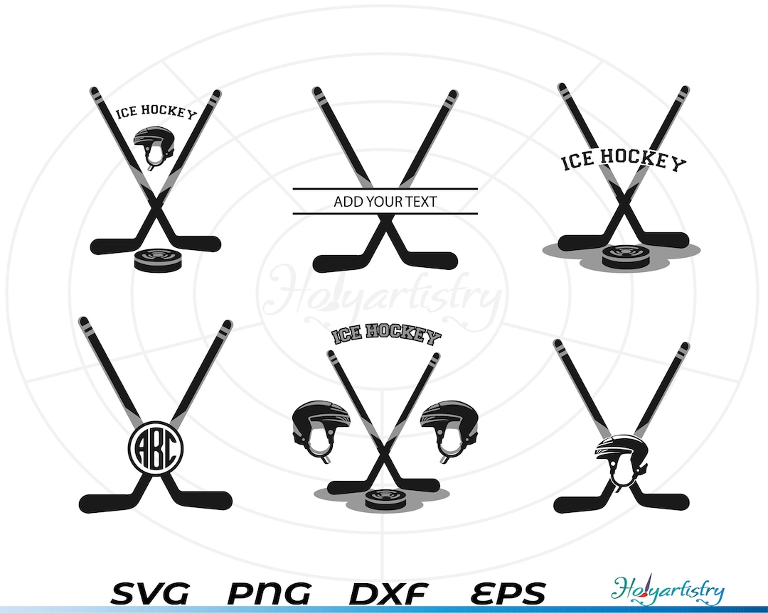 Ice Hockey SVG, Ice Hockey Vector, Hockey Silhouette, Cricut File ...
