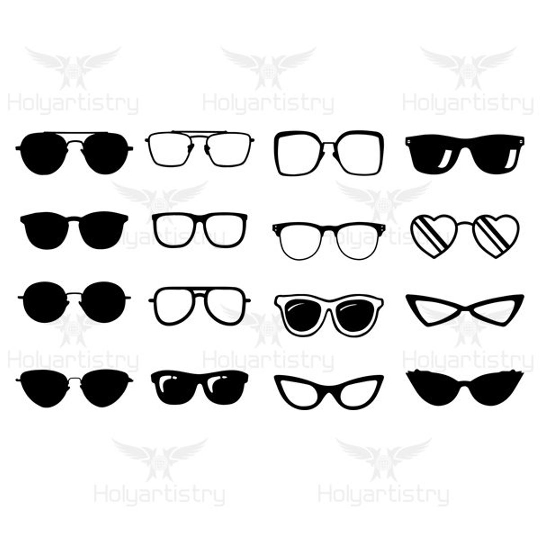 Sunglasses SVG, Sunglasses Cutting File for Cricut, Sunglasses Vector ...