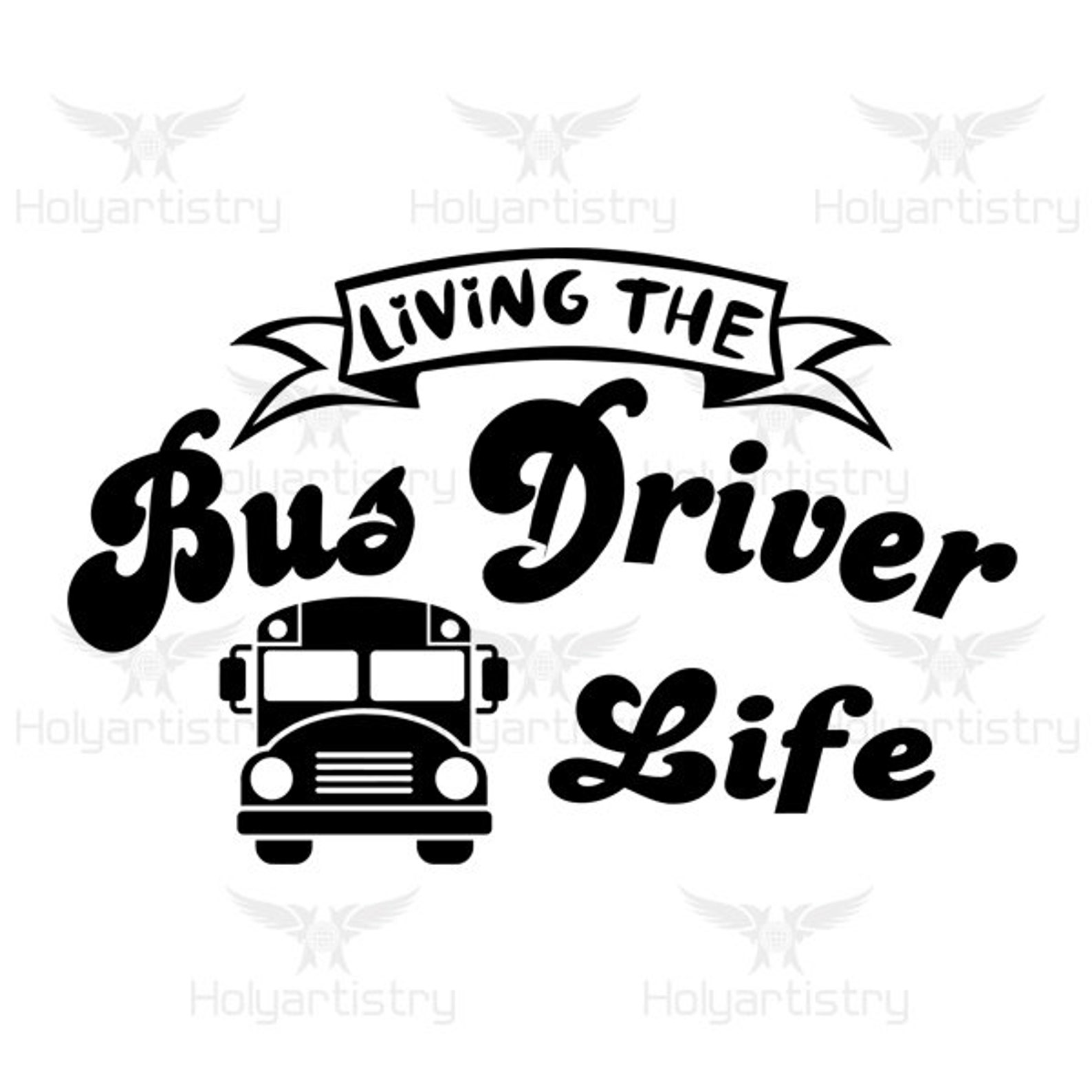 Bus Driver SVG, School Bus Cutting File for Cricut,vector,silhouette ...