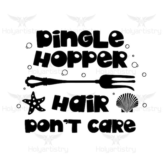 Dinglehopper SVG Hair Dont Care Cutting File for Cricut - Etsy