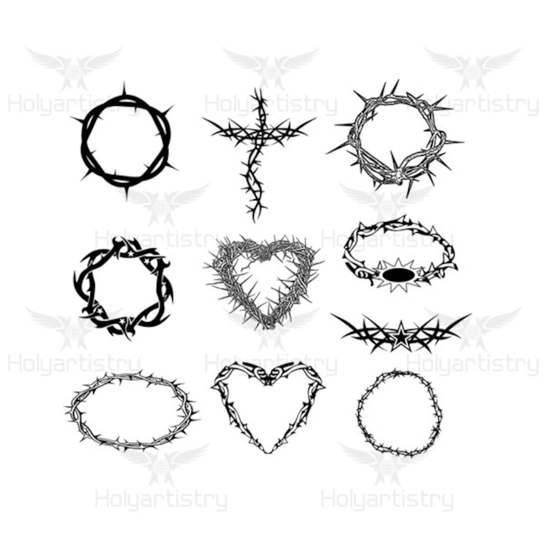 Crown Thorns SVG, Crown Thorns Cutting File for Cricut,crown Thorns ...