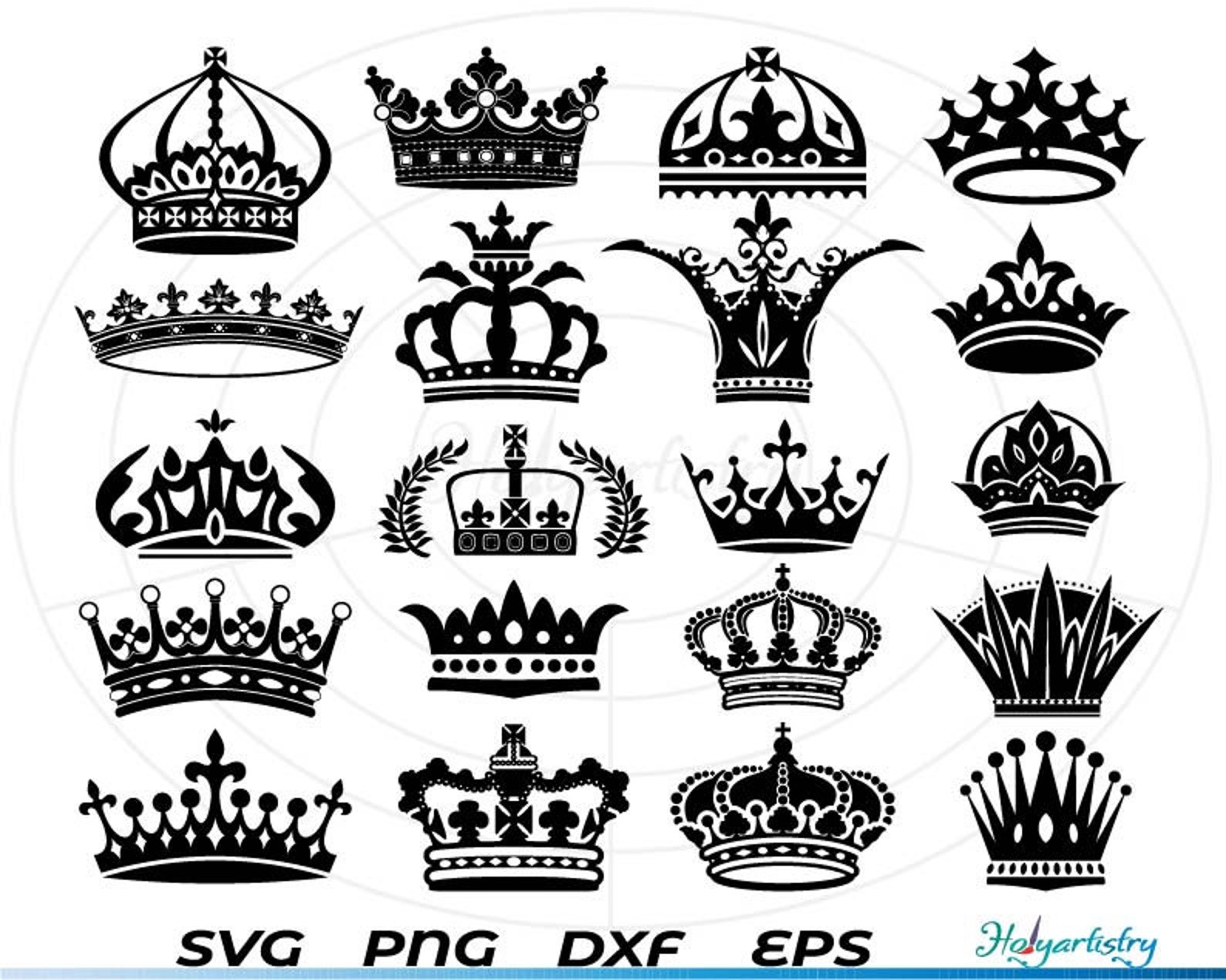 Royal Crown SVG File, King Crown SVG, Queen Crown SVG, Princess Tiara ...