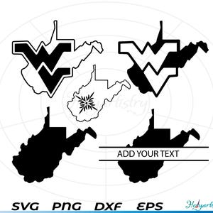 West Virginia State SVG, West Virginia Vector, Silhouette, Cricut File ...