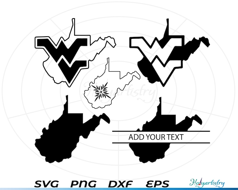 West Virginia State SVG, West Virginia Vector, Silhouette, Cricut File ...