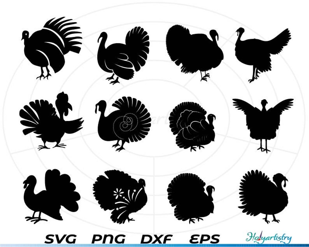 TURKEY SVG, FARM Animals Svg, Farm Animal Svg Cut Files for Cricut ...