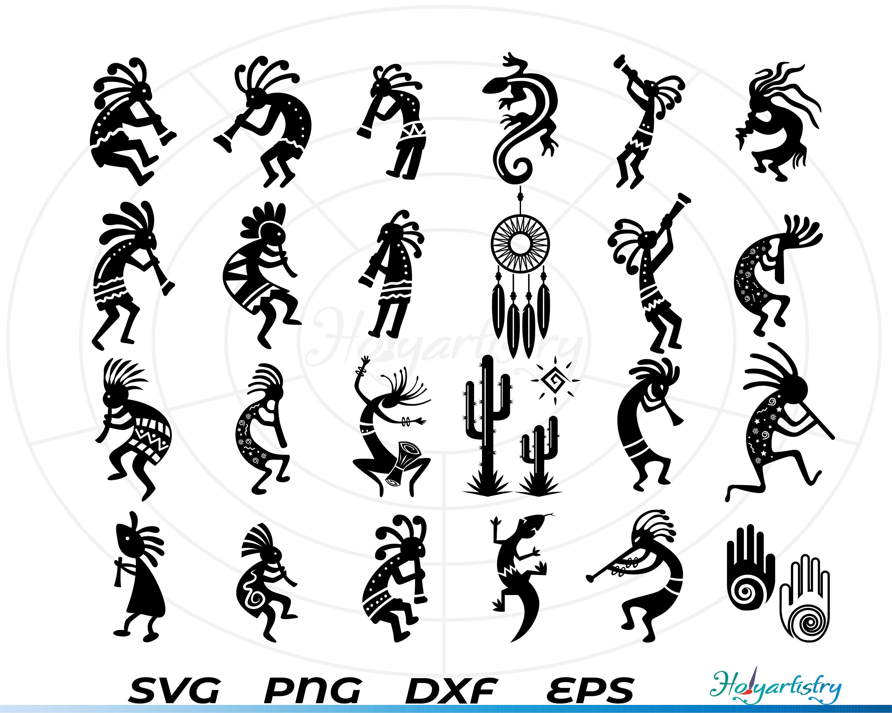 Kokopelli SVG, Kokopeli Svg, Kokopelli Sedona Svg, Kokopelli Clipart ...