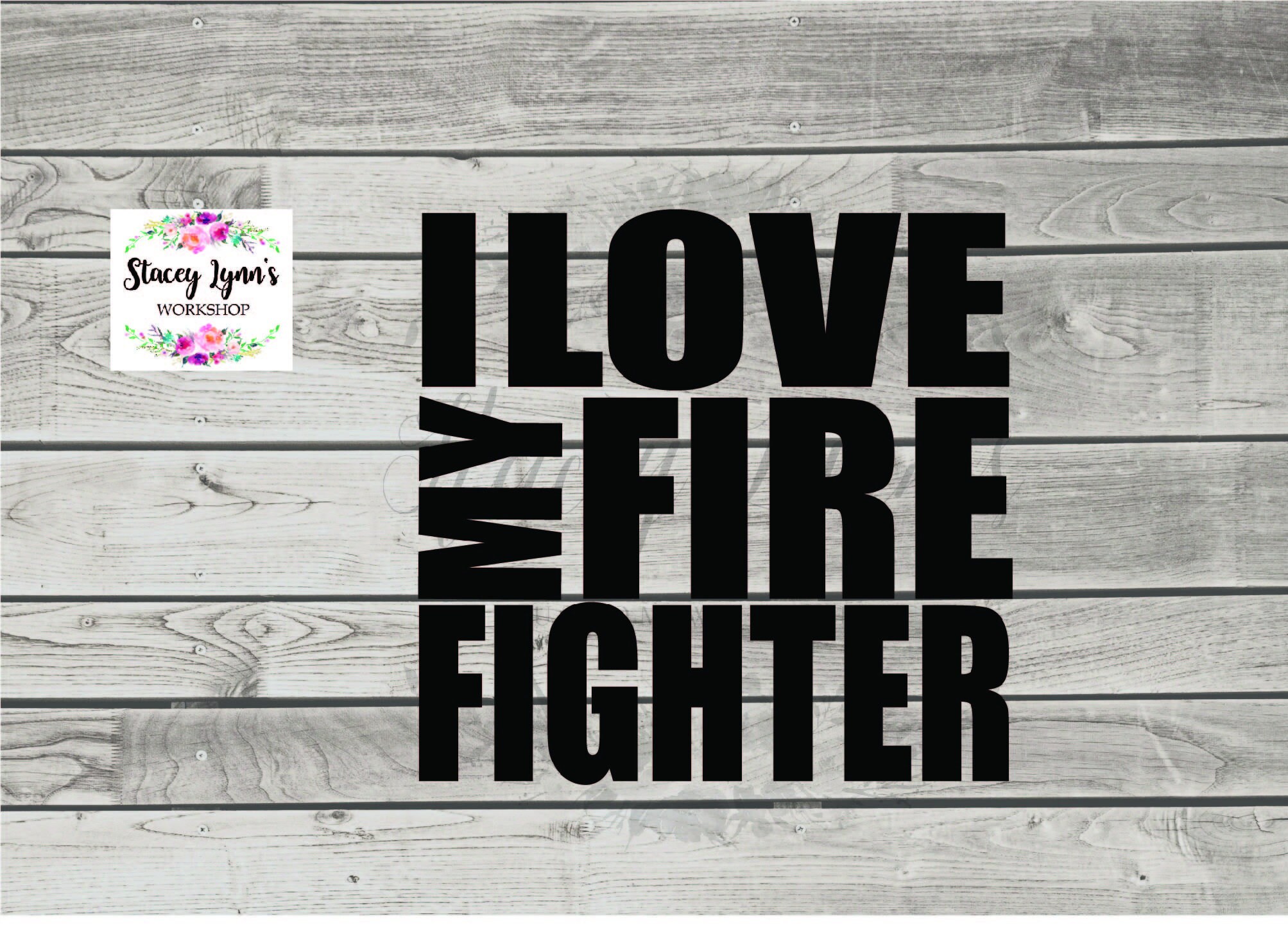 Firefighter Love Svg