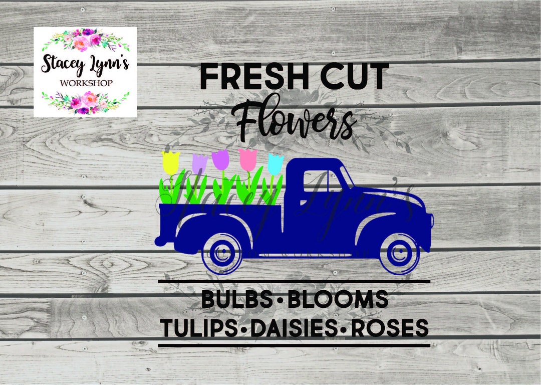 Vintage Truck/vintage Truck Spring/vintage Truck Summer/farmhouse Decor ...