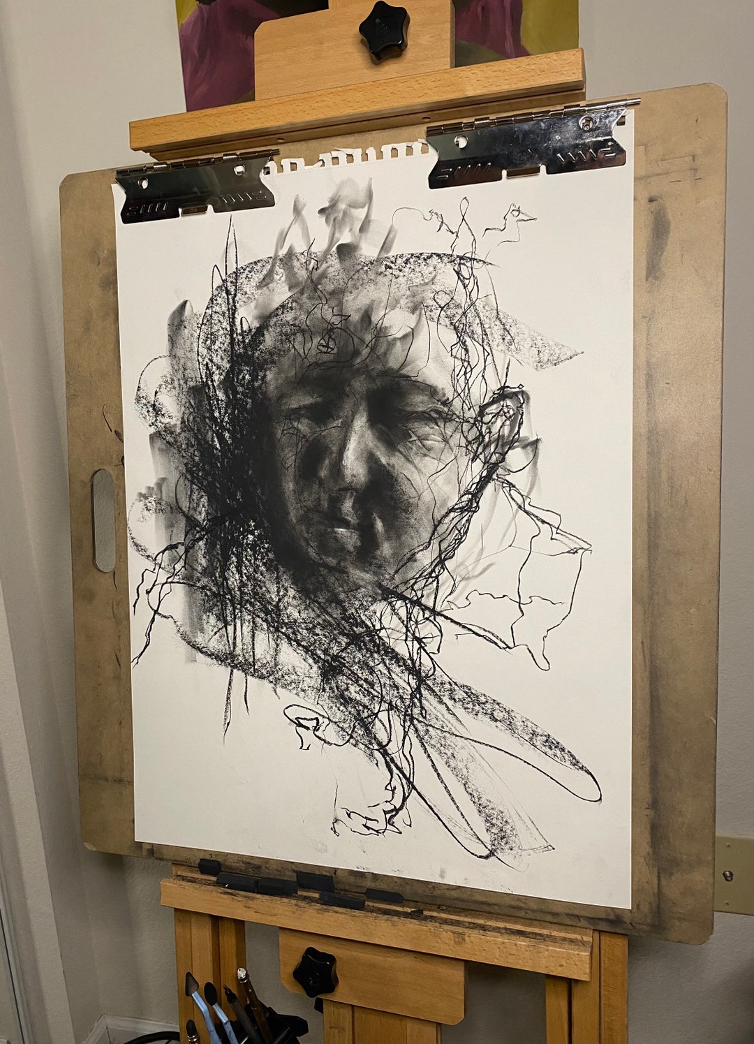 Original Charcoal Drawing ‘corrosion’ 18 X 24 - Etsy