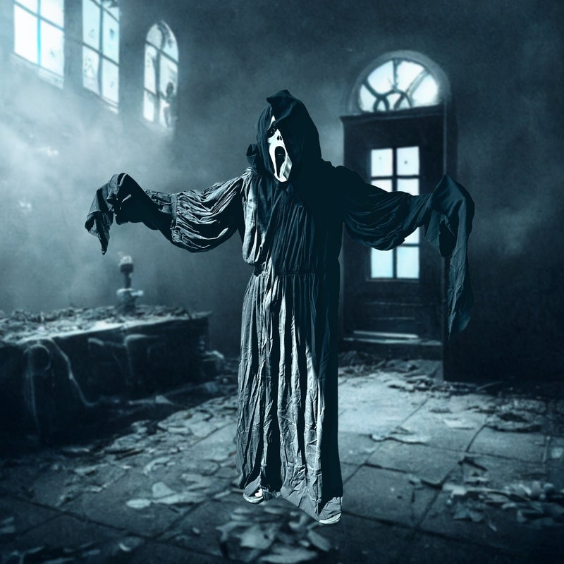 Ghostface Robe - Etsy