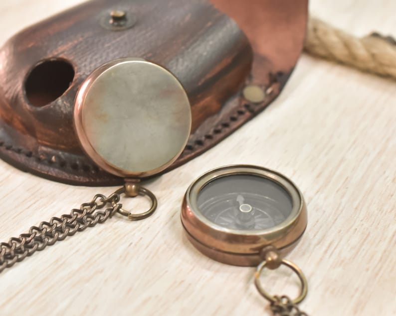 Working Compass Necklace Engraved Compass Necklace - Etsy