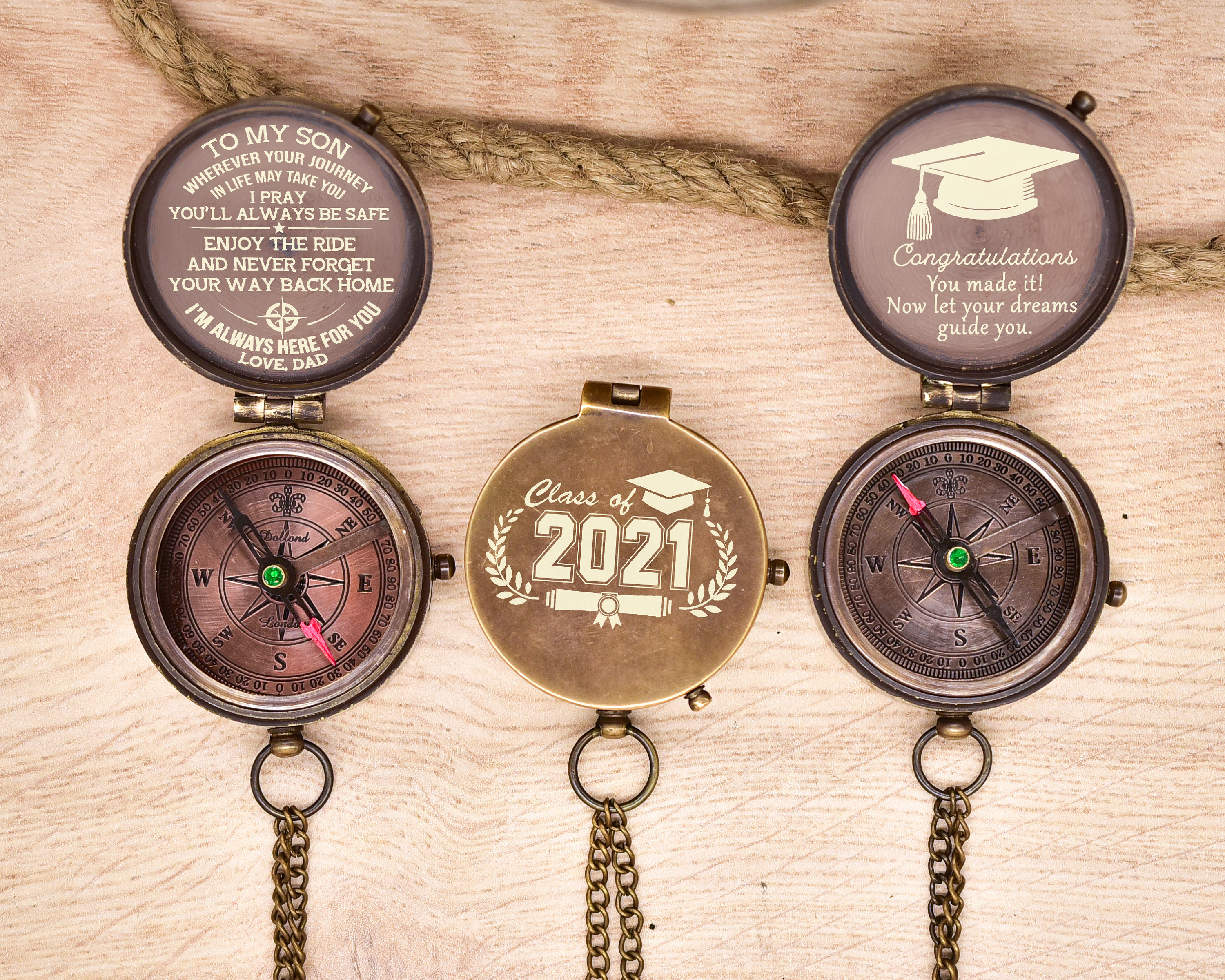 Personalized Graduation Gift Compass Custom Working Compass - Etsy UK
