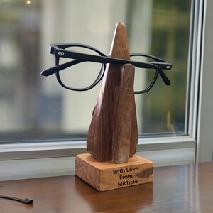 Personalized Wooden Specs Holder - Custom Engraved Father's Day Gift ...
