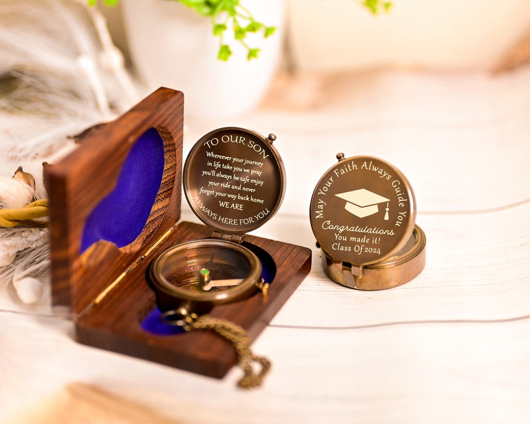 Personalized Graduation Gift Compass, Custom Working Compass, Gift for ...