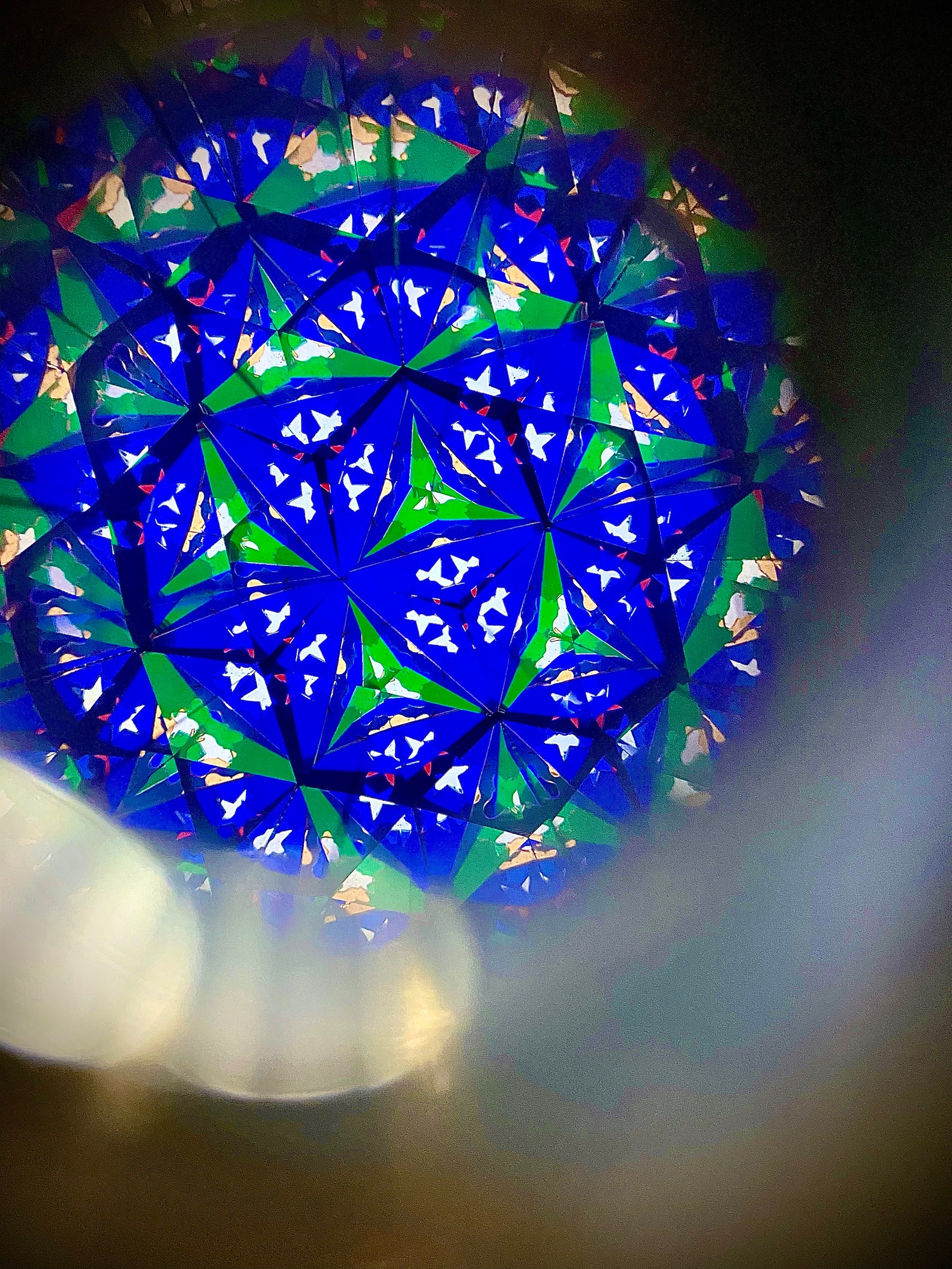 Kaleidoscope - Personalized Double Rotating Glass Wooden and Brass ...