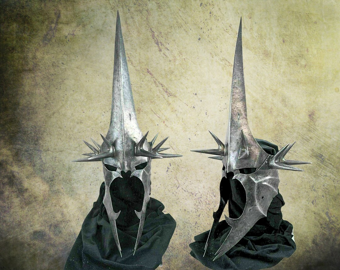 Witch King Helmet Medieval Armor Steel Helmet Costume, Ringwraith ...