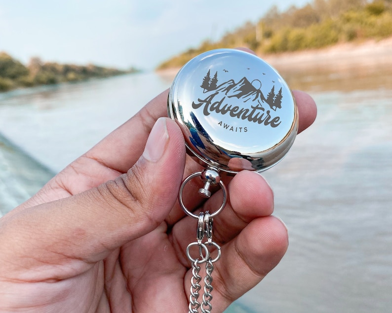 Engraved Compass Personalized Compass Antique Compass - Etsy