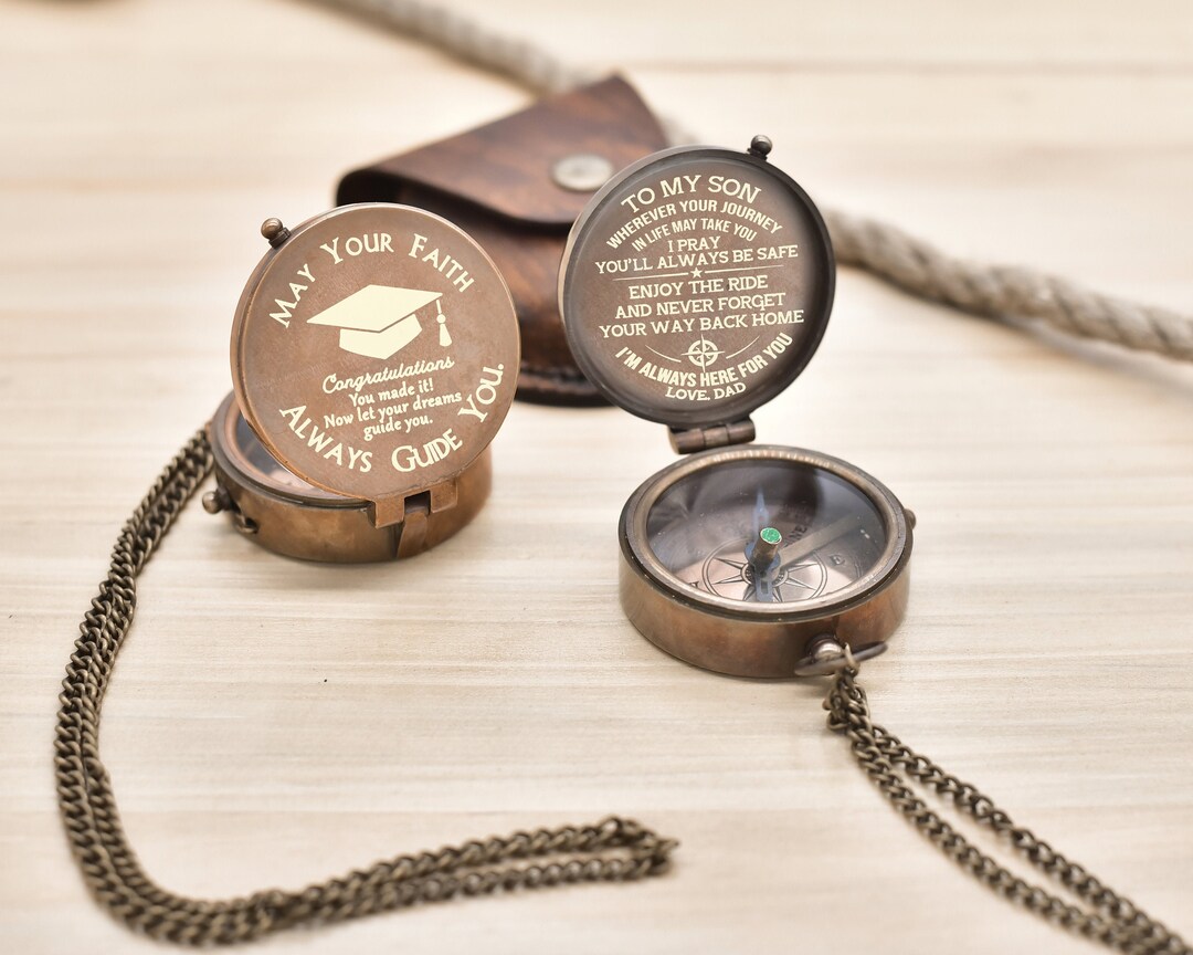 Personalized Graduation Gift Compass Custom Working Compass - Etsy