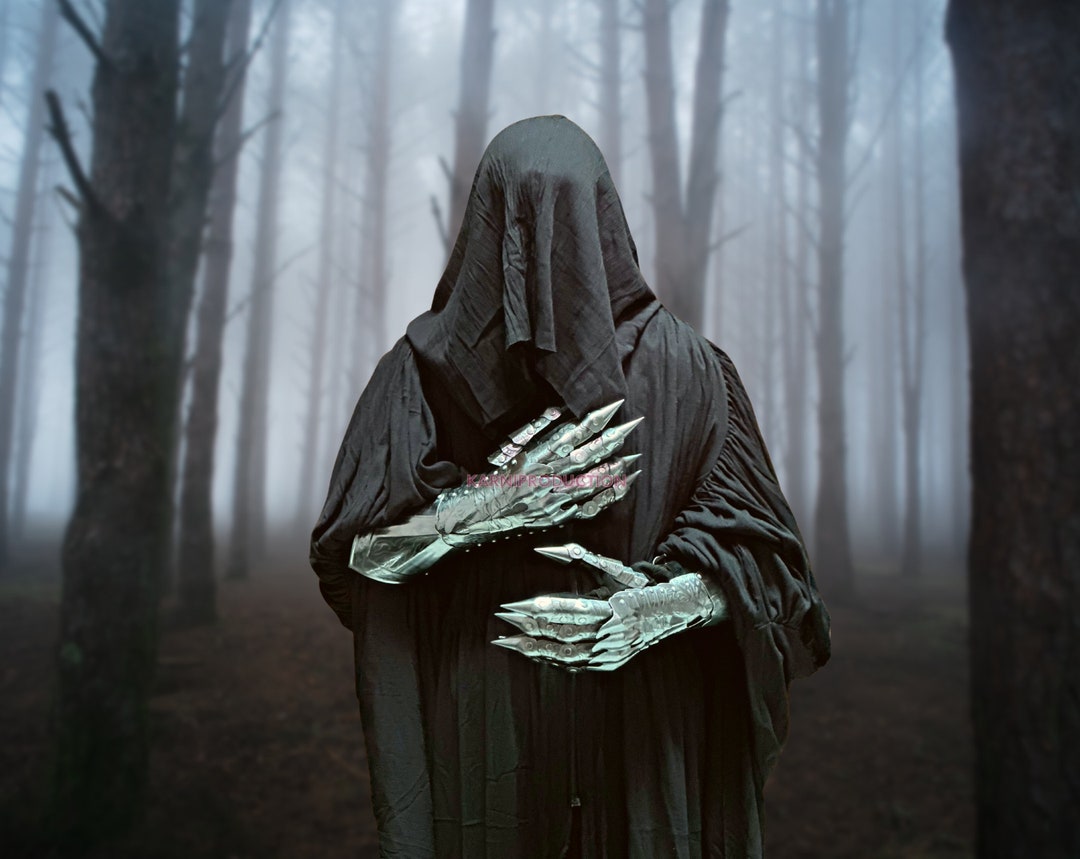 Ring Wraith Nazgul Costume / Halloween Black Cape Costume / Perfect ...