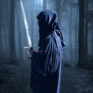 Ghost Costume Nazgŭl, Witch Dementors Cloak, Wizard Cape, Medieval Cape ...
