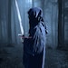 Ghost Costume Nazgŭl, Witch Dementors Cloak, Wizard Cape, Medieval Cape ...