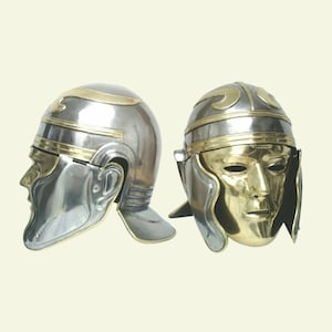 Larp Mask, Roman Battle Mask, Historic Cosplay, Ancient Mask, Costume ...