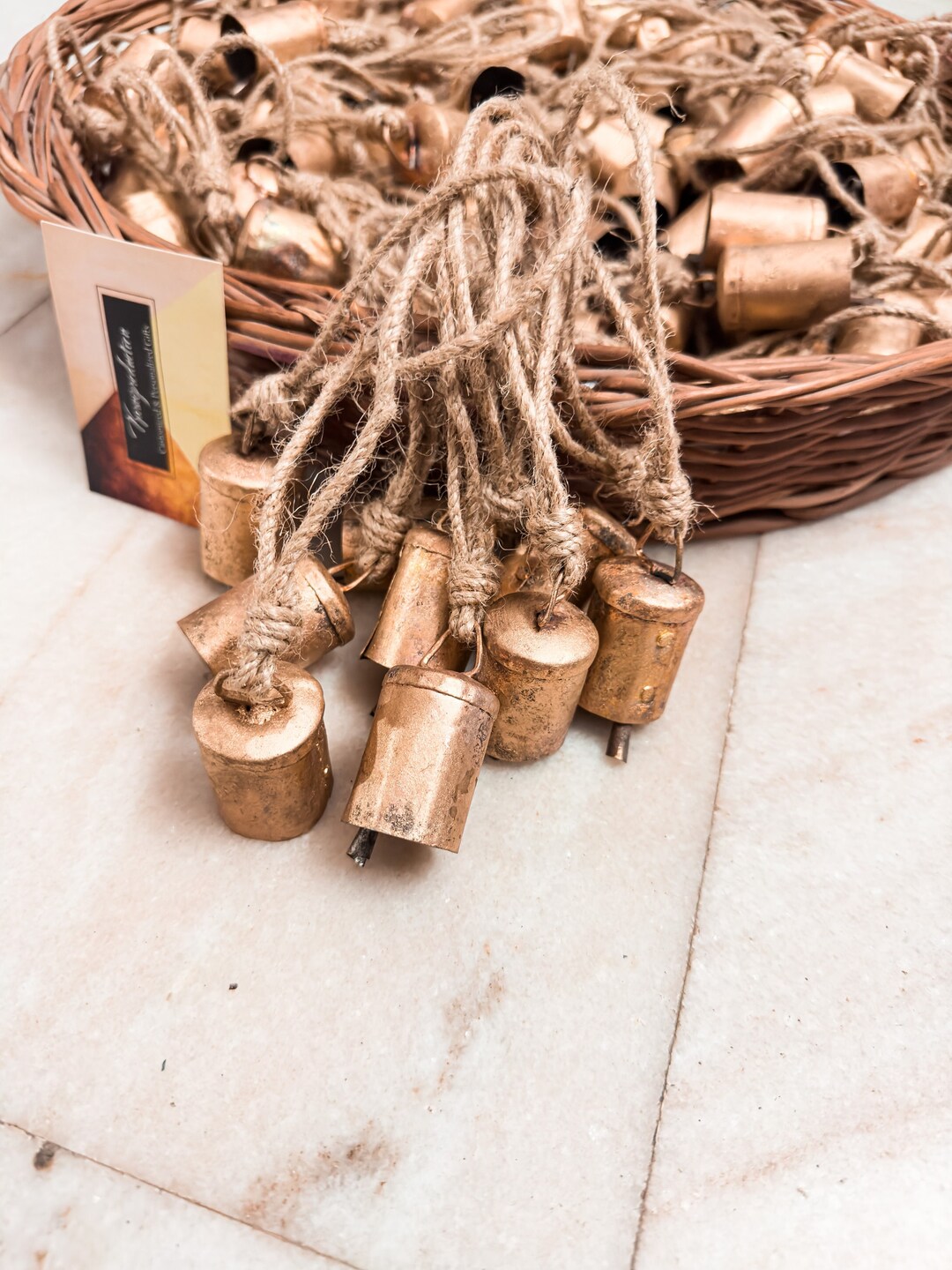 4cm Rustic Cylinder Shaped Cow Bells, Vintage Bells, Lucky Christmas ...