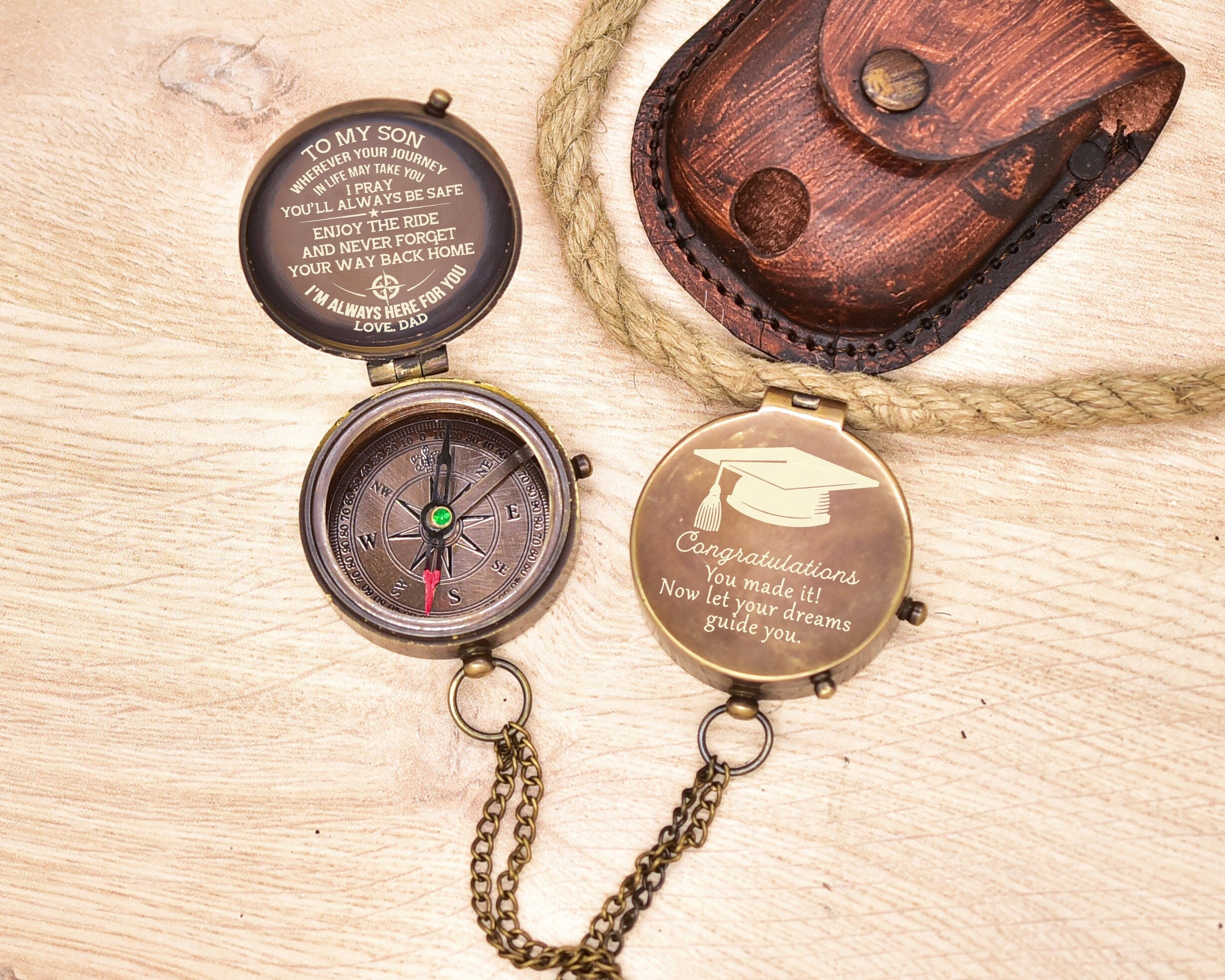 Personalized Graduation Gift Compass Custom Working Compass - Etsy UK