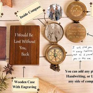 Personalized Graduation Gift Compass, Custom Working Compass, Gift for ...