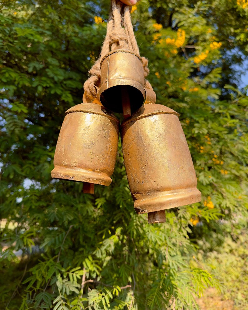 Complete Set of 12 Giant Harmony Cow Bells Handmade Vintage Rustic ...