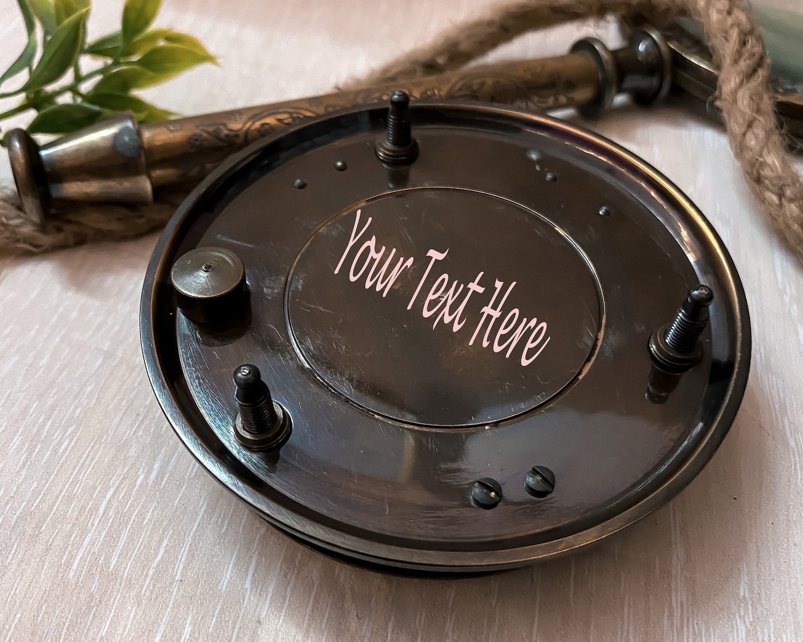 Personalized Sundial Compass 8th Anniversary Gift for Men - Etsy