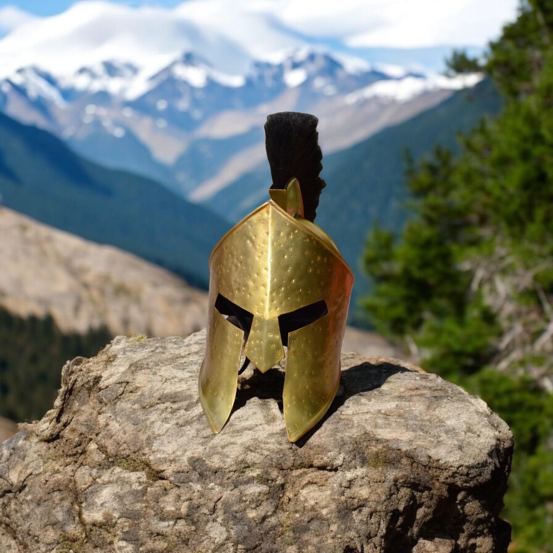 King Leonidas Helmet,great Sparta 300 Movie With Wooden Stand, Armor ...