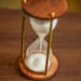 Engraved Solid Brass and Wood Hour Glass Sand Timer/ Personalized Sand ...