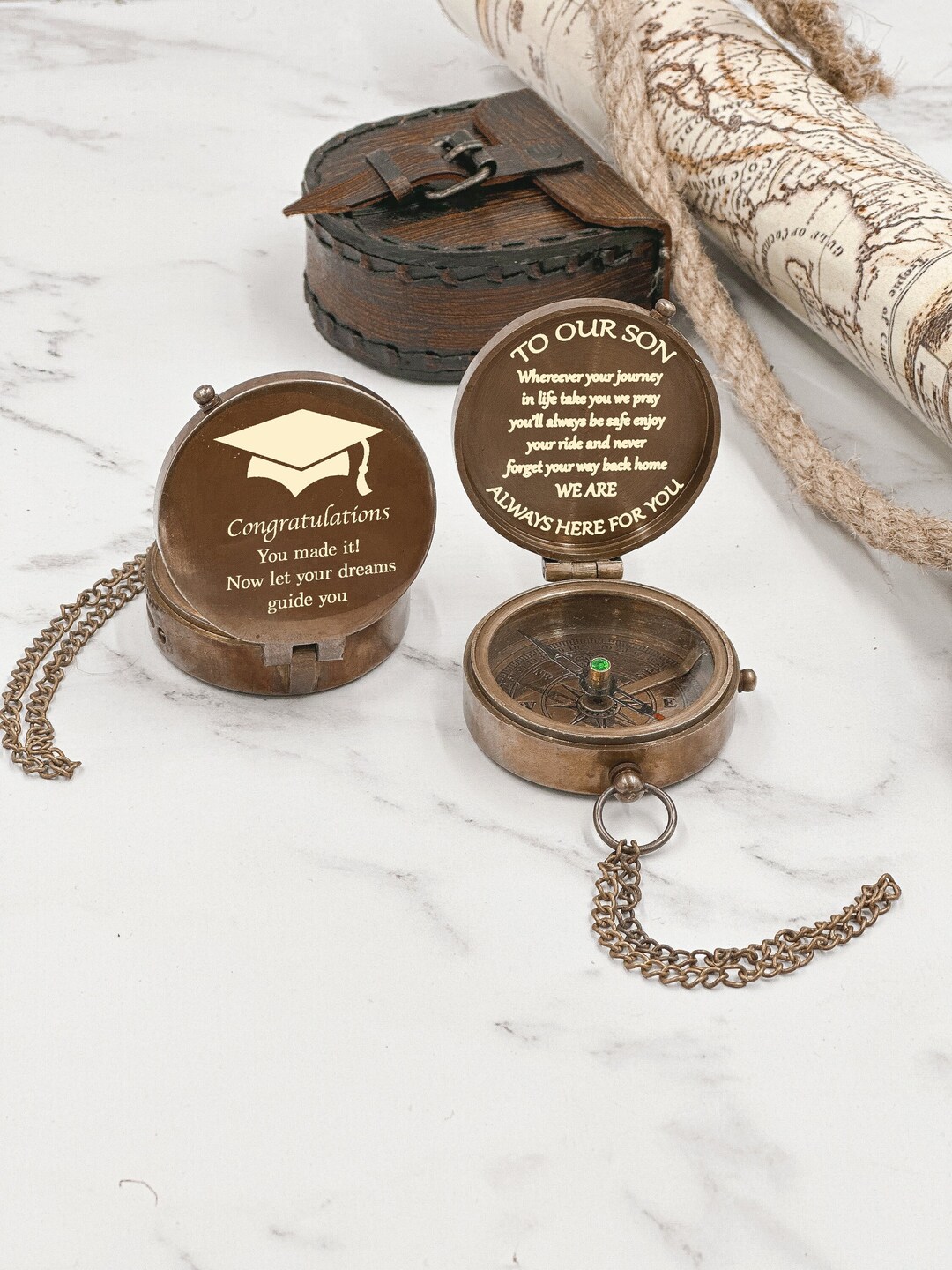 Personalized Graduation Gift Compass Custom Working Compass - Etsy UK