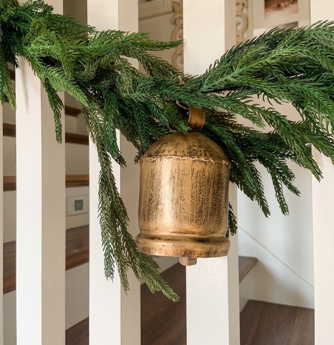 Custom Christmas Bells - Vintage Rustic Handmade Harmony Cow Noah Bell ...