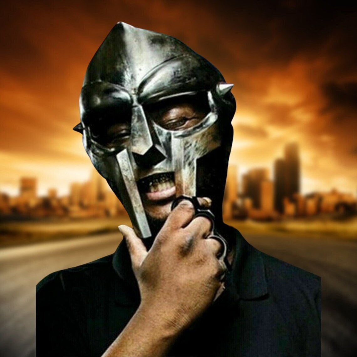 MF DOOM Mask Medieval Hand-forged Doom Mask Tribute to MF - Etsy