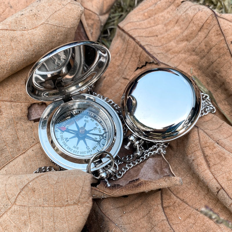 Engraved Compass - Etsy