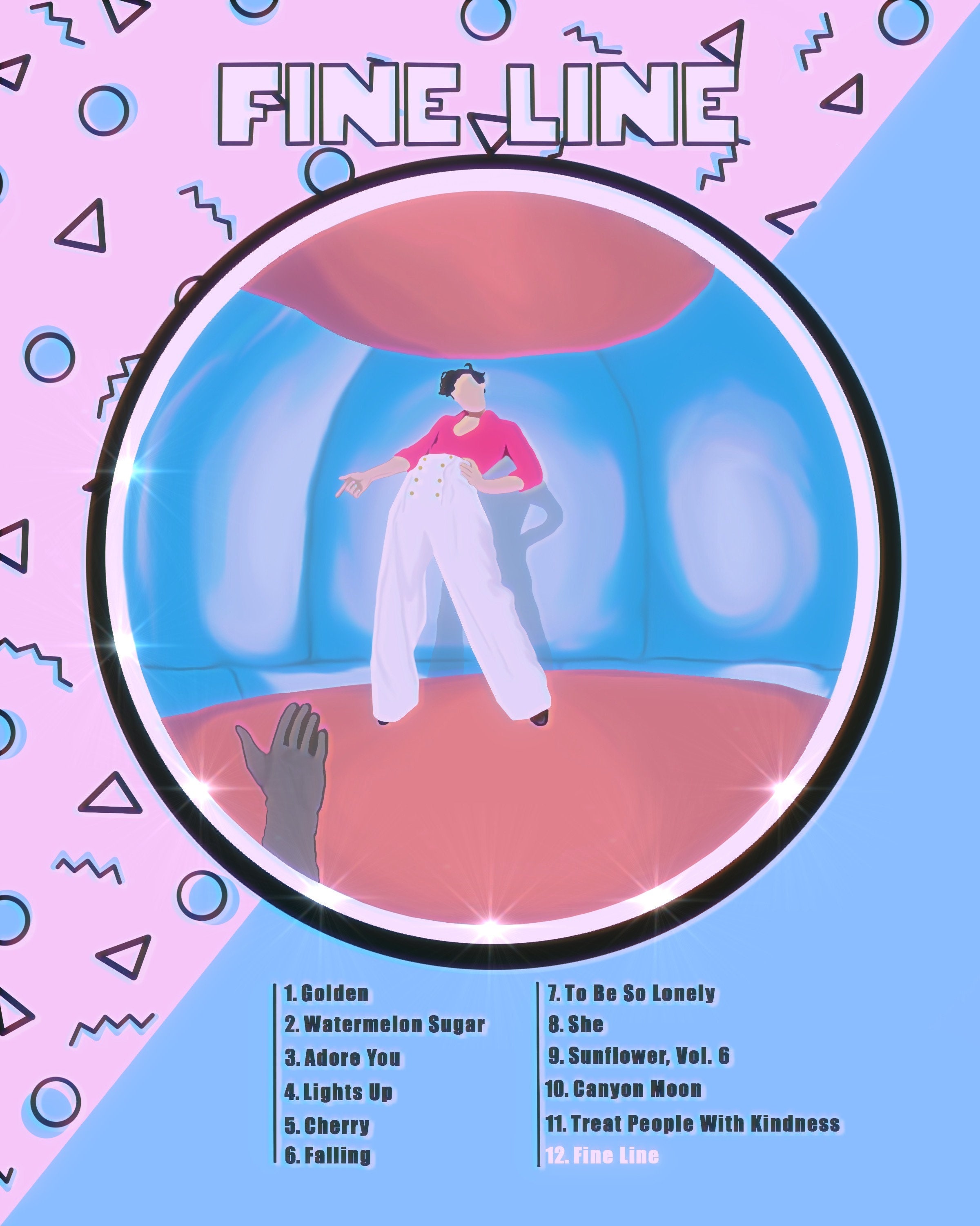 Harry Styles, Fine Line Poster, Graphic - Etsy