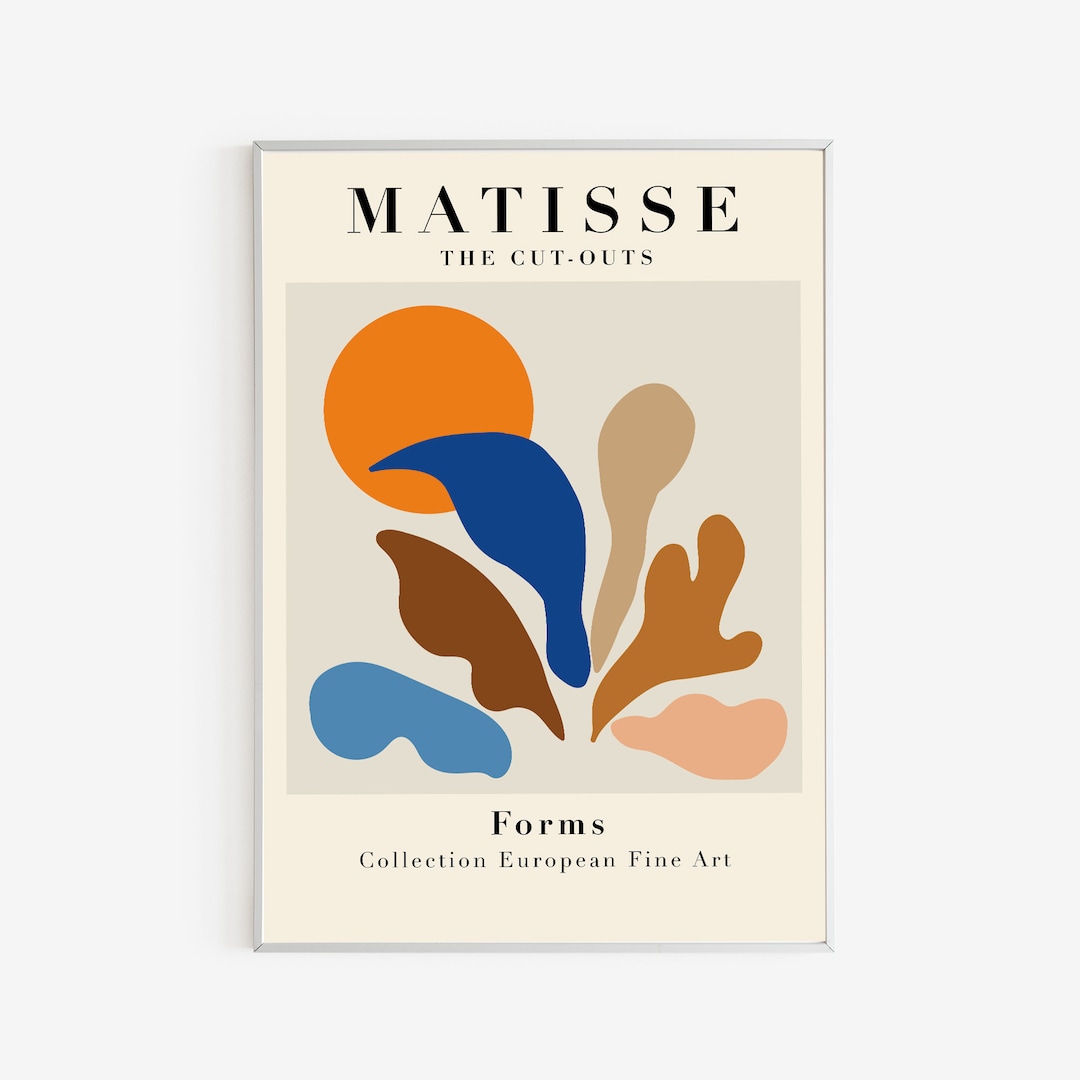 Matisse Forms Poster - Matisse Cut Out - Henri Matisse Printable Wall ...