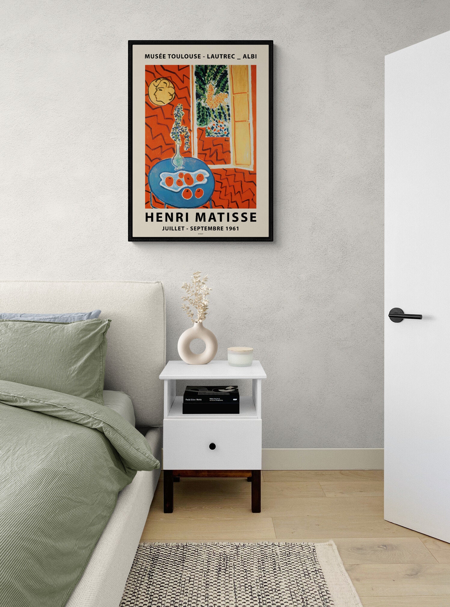 Henri Matisse Red Interior Still Life on a Blue Table - Etsy