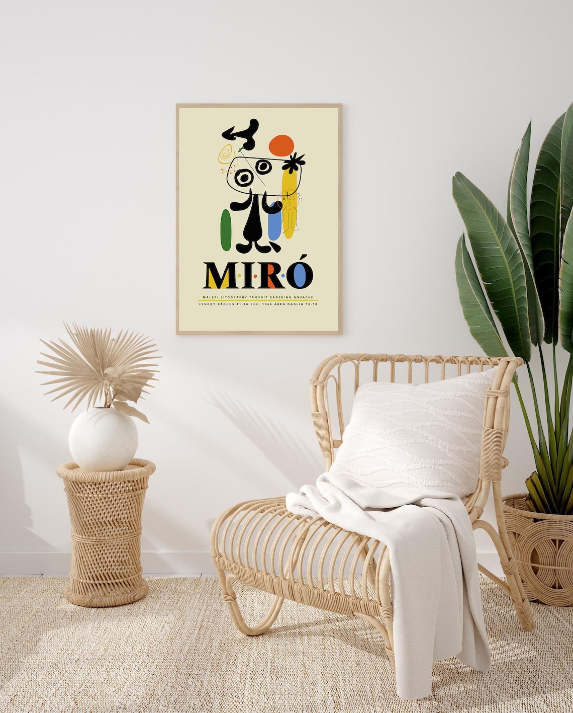 Joan Miro Poster Miro Exhibition Print Maleri Litografi - Etsy