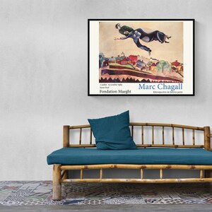 Marc Chagall - Retrospective - Exhibition Poster - La Passeggiata - the ...