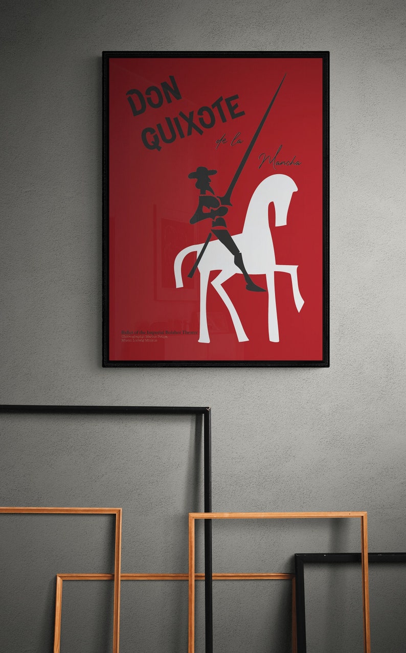 Don Quixote De La Mancha Cervantes Theatre Ballet Poster - Etsy
