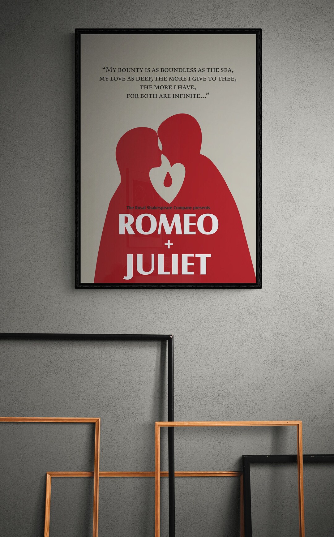 Romeo & Juliet - Royal Shakespeare Company - Vintage Ad Poster (digital ...