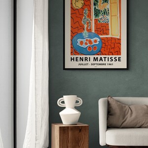 Henri Matisse - Red Interior, Still Life on a Blue Table - Paris ...