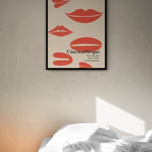 French Retro Movie Poster: Paris Cinematheque Ad (digital Download) - Etsy