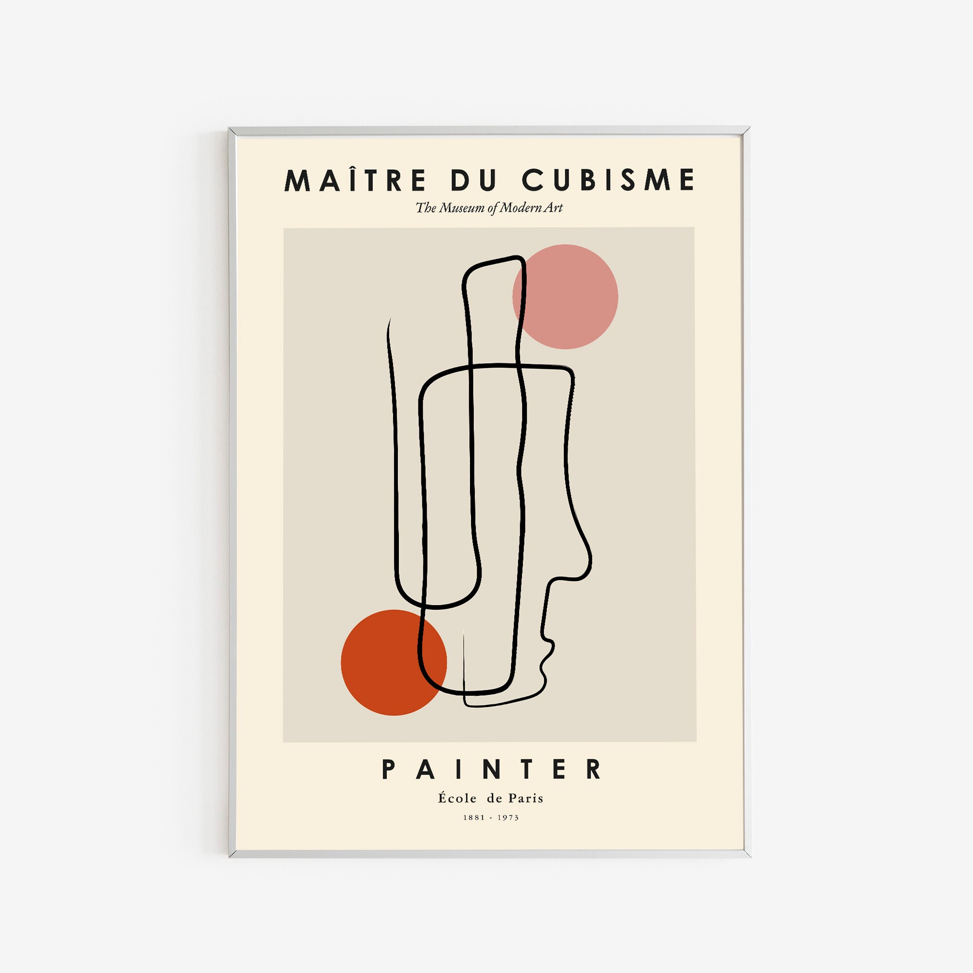 Cubism Set of 3 Cubism Artwork Exhibition Poster Abstract Artwork ...